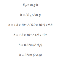 Using the Gravitational Potential Energy Equation (GCSE Physics ...