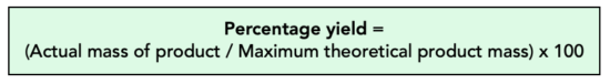 Calculating Percentage Yield (GCSE Chemistry) - Study Mind